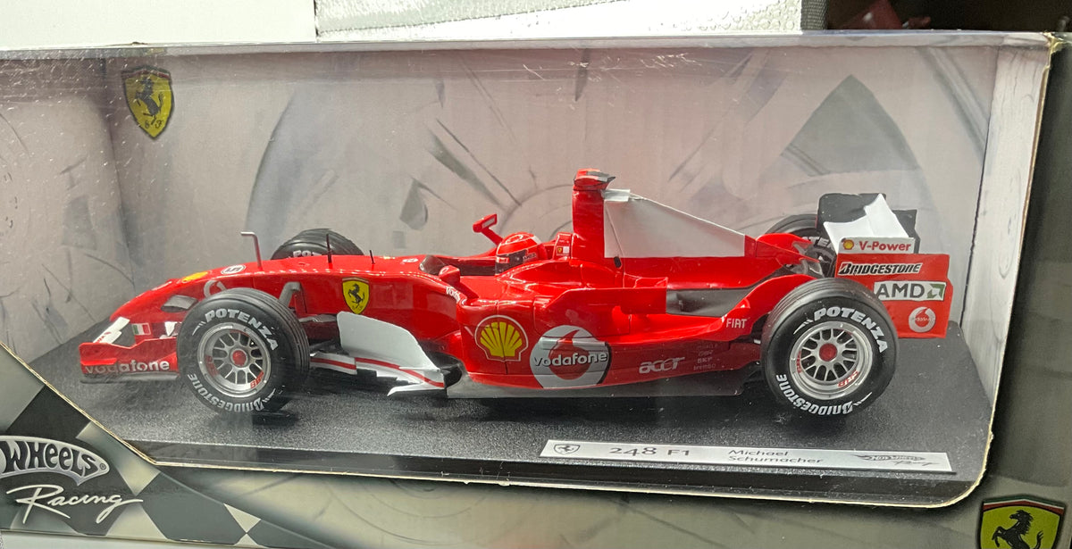 MICHAEL SCHUMACHER 2006 Shell Ferrari 248 F1 1:18 NTT DIECAST by Hot W ...
