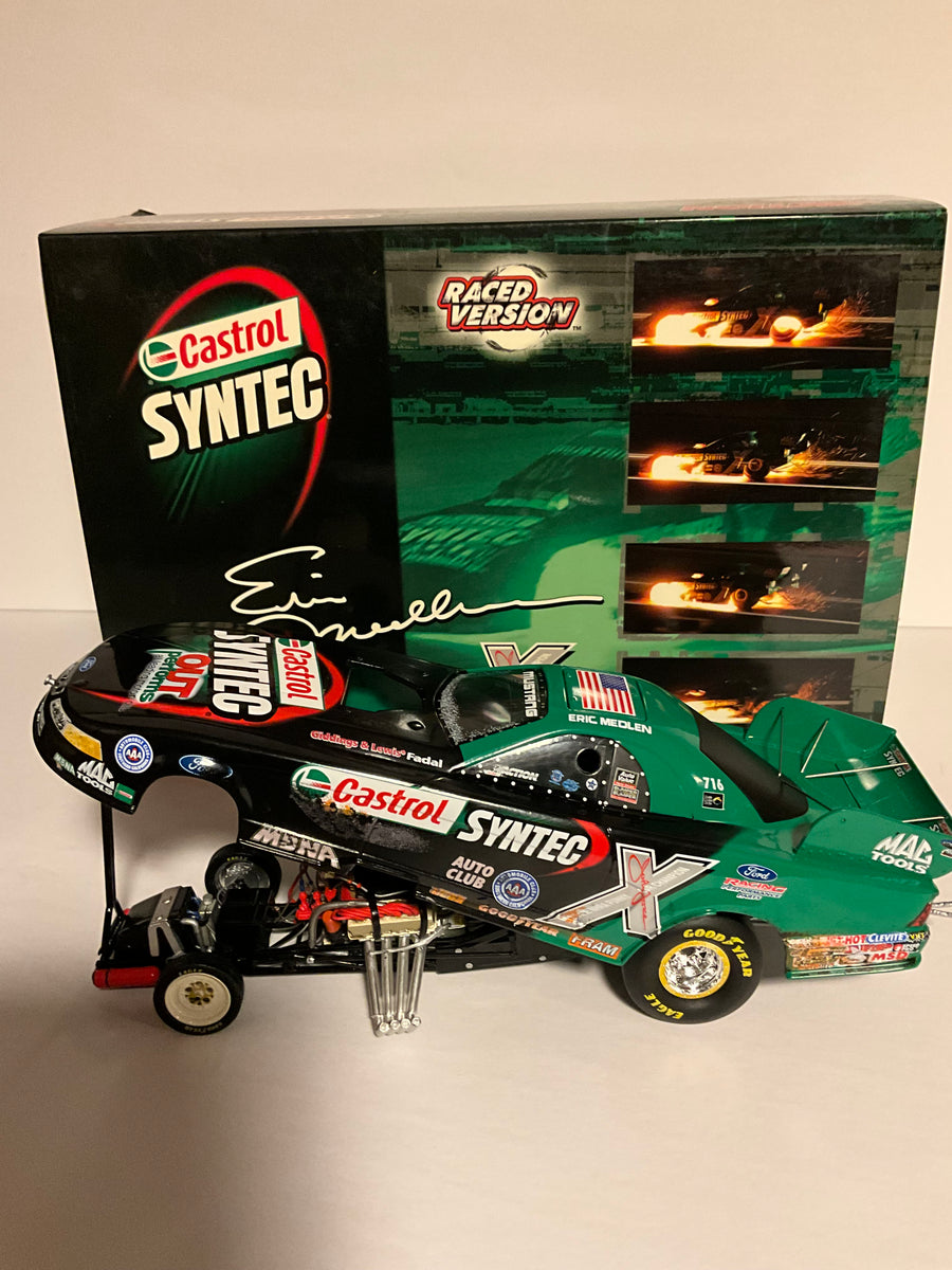 ERIC MEDLEN 2005 CASTROL SYNTEC POMONA RACED VERSION 1:24 NHRA DIECAST ...