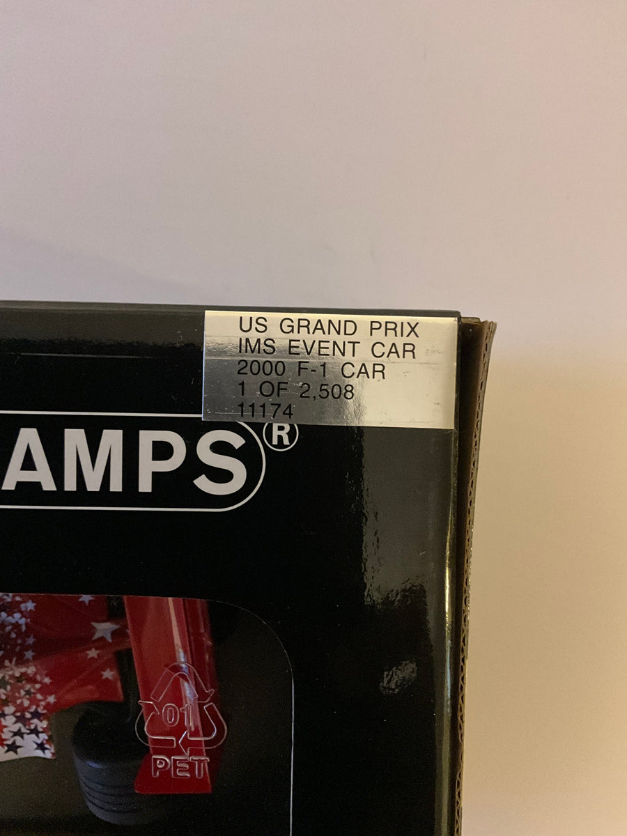MINICHAMPS FORMULA ONE 2000 US GRAND PRIX IMS EVENT CAR 1:18 NTT DIECA ...
