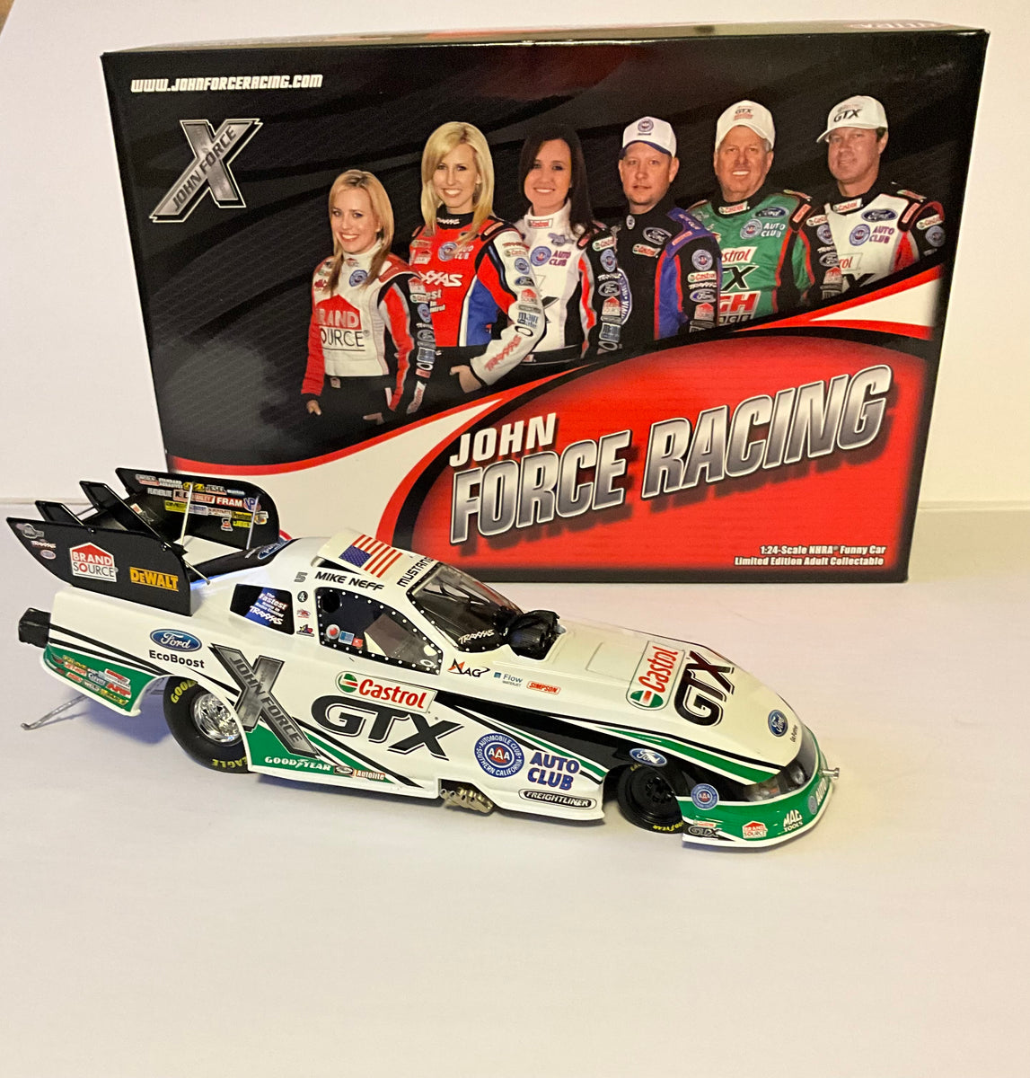 MIKE NEFF 2012 CASTROL 1:24 NHRA DIECAST FUNNY CAR - Action Racing Col ...