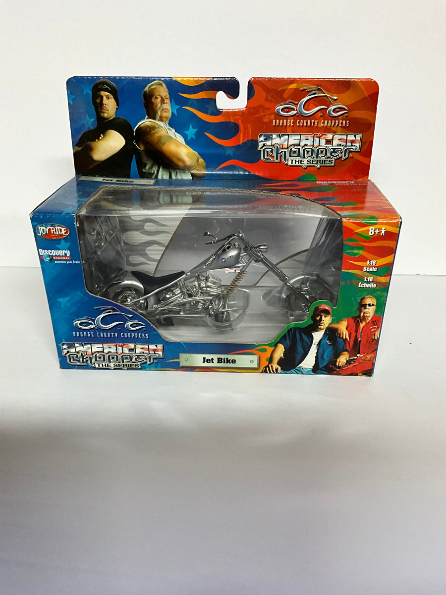 2004 AMERICAN CHOPPER JET BIKE 1:18 DIECAST MOTORCYLCE - Racing Champi ...
