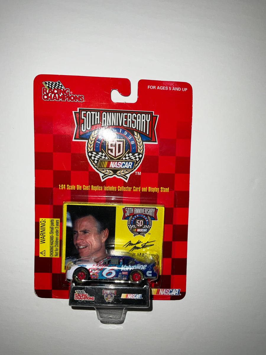 MARK MARTIN 1998 VALVOLINE 1:64 NASCAR DIECAST - Racing Champions 50th ...
