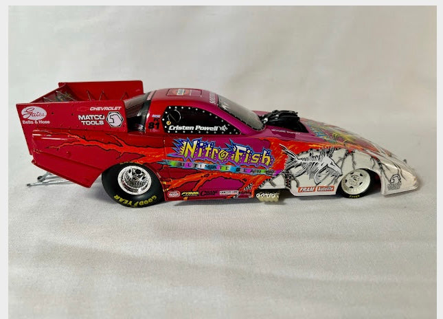 CRISTEN POWELL 2001 NITRO FISH 1:24 NHRA DIECAST FUNNY CAR - Action Ra ...