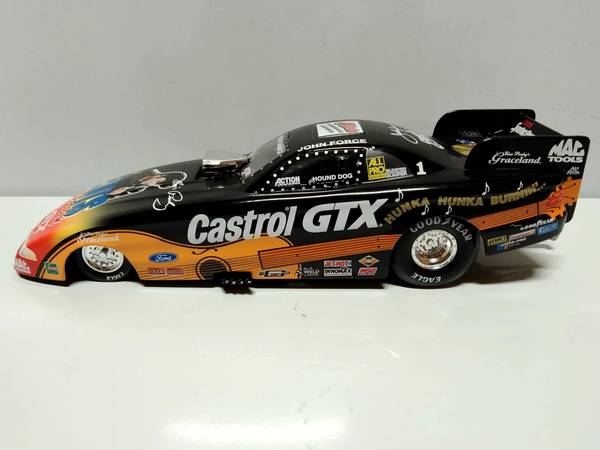 JOHN FORCE 1998 CASTROL GTX ELVIS 1:24 NHRA DIECAST FUNNY CAR – All ...