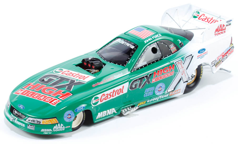 JOHN FORCE 2004 CASTROL GTX HIGH MILEAGE 1:24 NHRA DIECAST FUNNY CAR ...