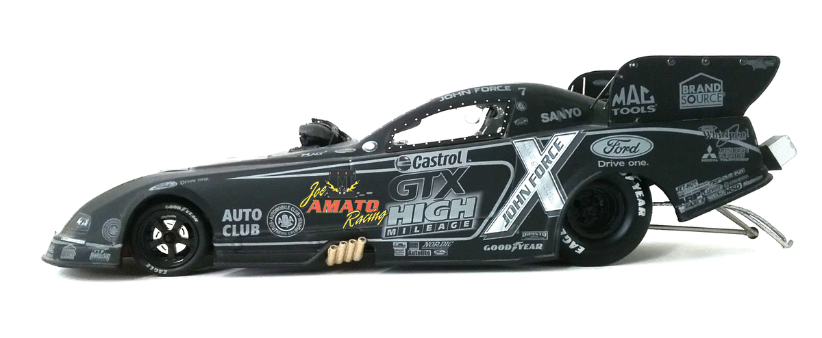 JOHN FORCE 2009 CASTROL GTX BLACK LABEL 1:24 FUNNY CAR NHRA DIECAST ...