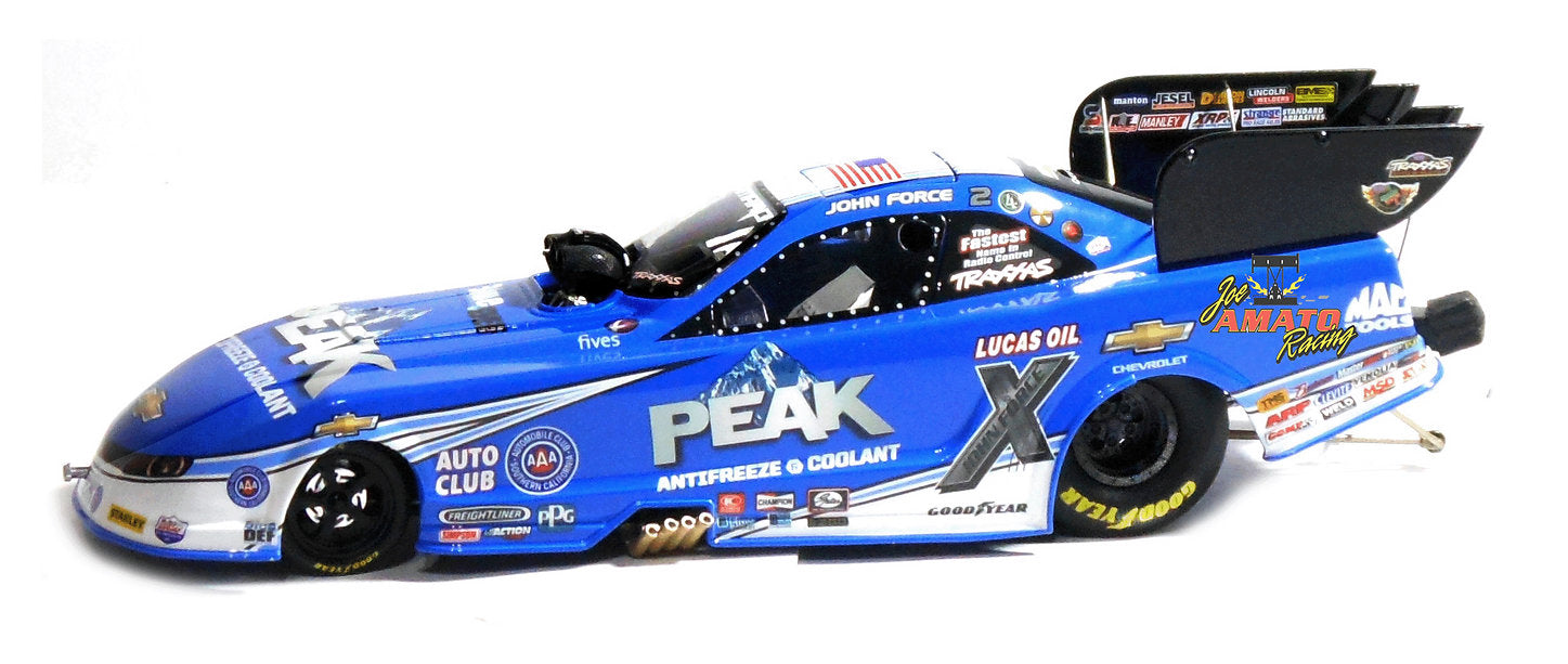 JOHN FORCE 2015 PEAK 1:24 NHRA DIECAST FUNNY CAR - Action Racing Colle ...