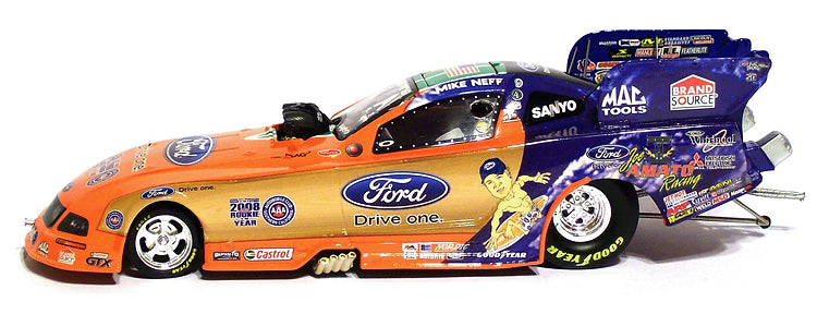 MIKE NEFF 2009 FORD DRIVE ONE ROOKIE OF THE YEAR 1:24 FUNNY CAR NHRA D ...