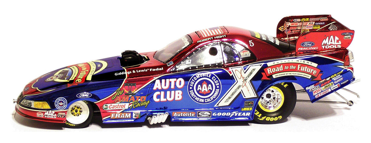 ROBERT HIGHT 2005 ROOKIE OF THE YEAR COLOR CHROME 1:24 FUNNY CAR NHRA ...