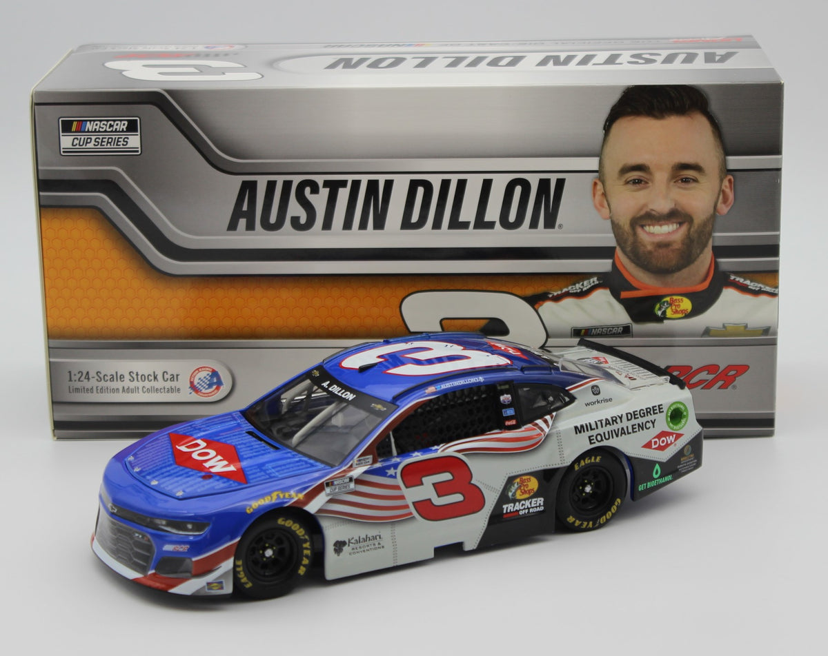 AUSTIN DILLON 2021 DOW SALUTES VETERANS 1:24 NASCAR DIECAST – All Scale ...