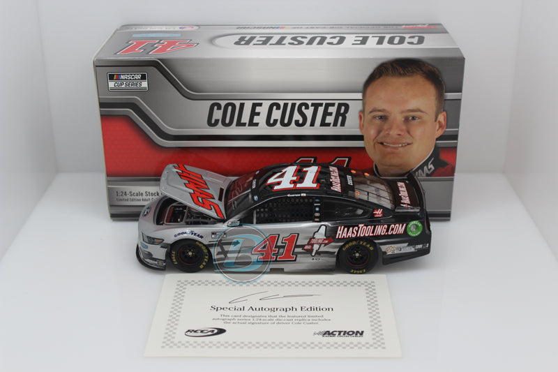 COLE CUSTER 2021 HAASTOOLING.COM AUTOGRAPHED 1:24 NASCAR DIECAST – All ...