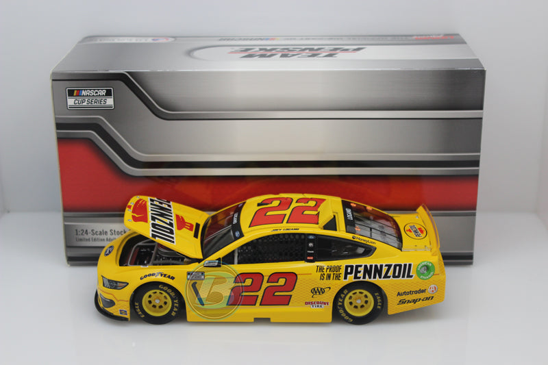 JOEY LOGANO 2021 PENNZOIL 1:24 NASCAR DIECAST – All Scale Diecast ...