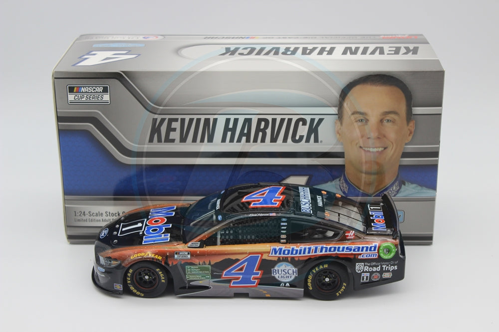 KEVIN HARVICK 2021 MOBIL 1 THOUSAND SUMMER ROAD TRIP 1:24 NASCAR DIECA ...